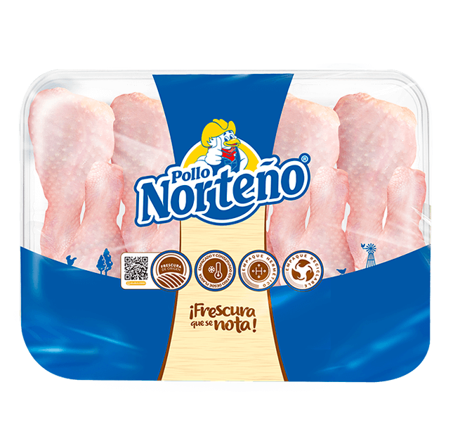 Bolsa Resellable 1 pollo entero en 8 piezas - Pollo Norteño